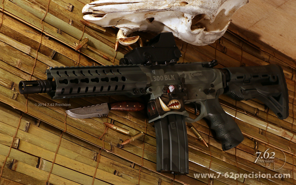 Hog Hunting AR-15 | 7.62 Precision Custom Firearm Finishes