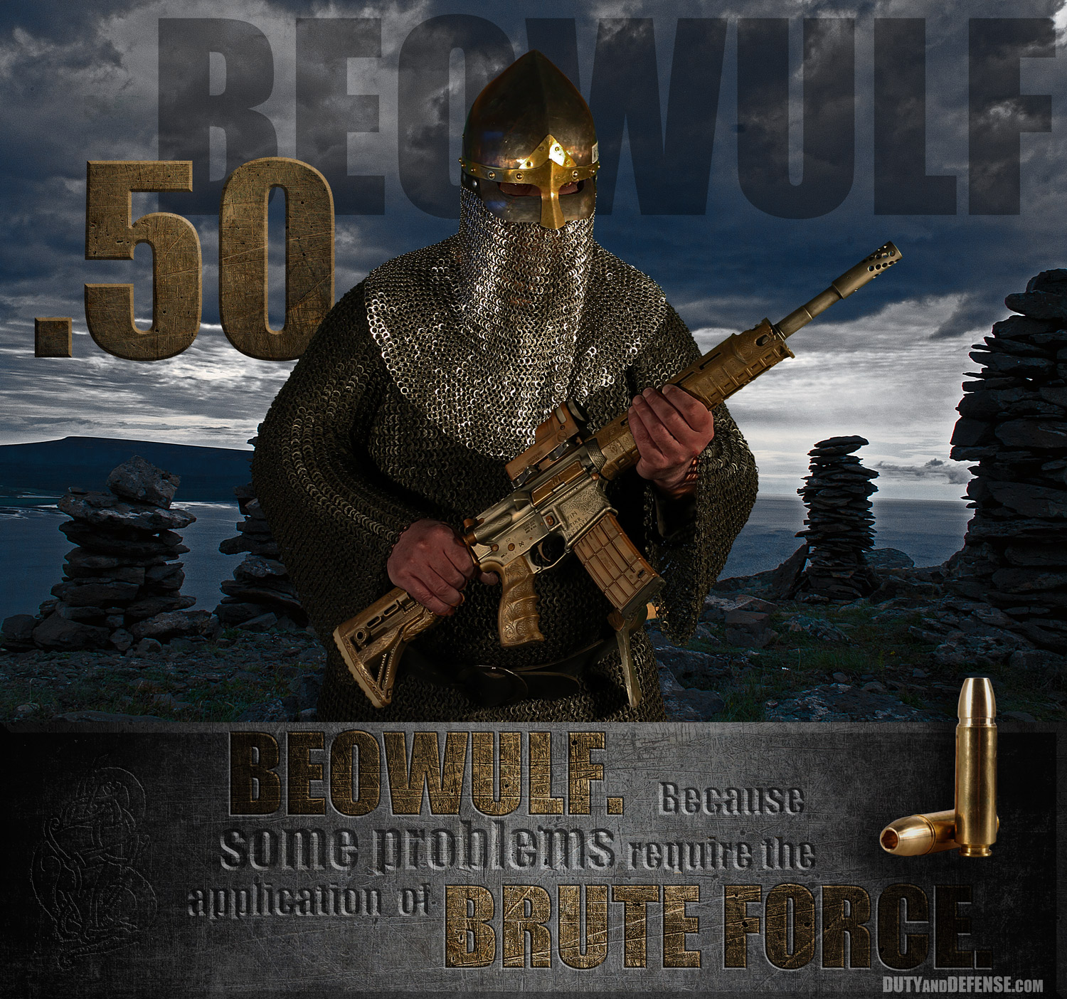 Viking Warrior .50 Beowulf Rifle Project | 7.62 Precision Custom ...
